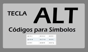 Códigos da tecla ALT para símbolos – Paul Sampaio